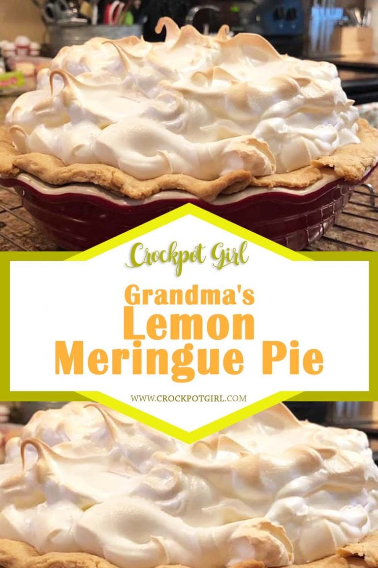 Grandma’s Lemon Meringue Pie - Crockpot Girl