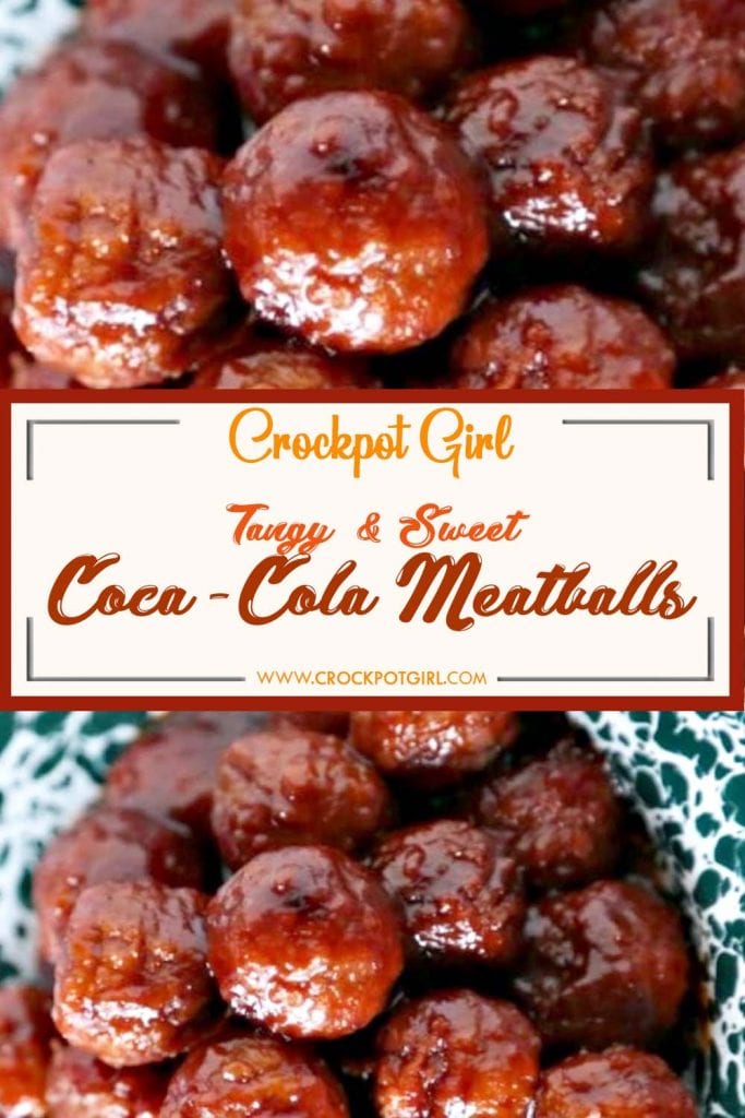 Tangy and Sweet Coca-Cola Meatballs - Crockpot Girl